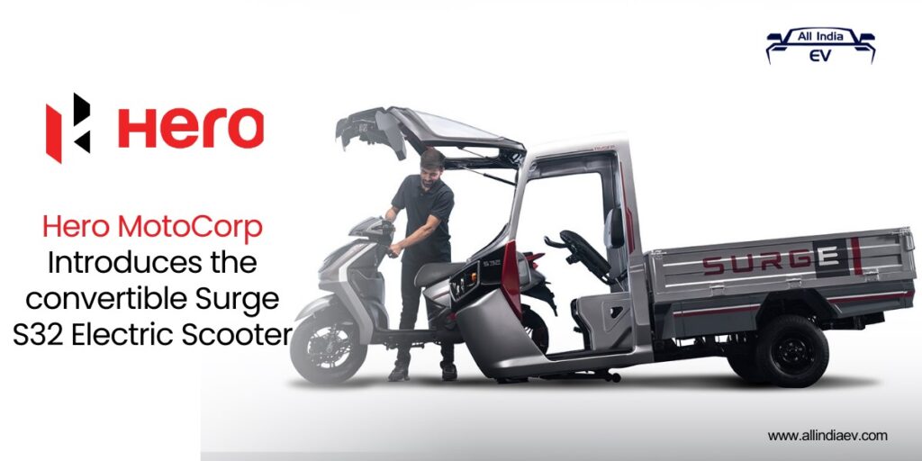 Hero MotoCorp Introduces the Convertible Surge S32 Electric Scooter ...
