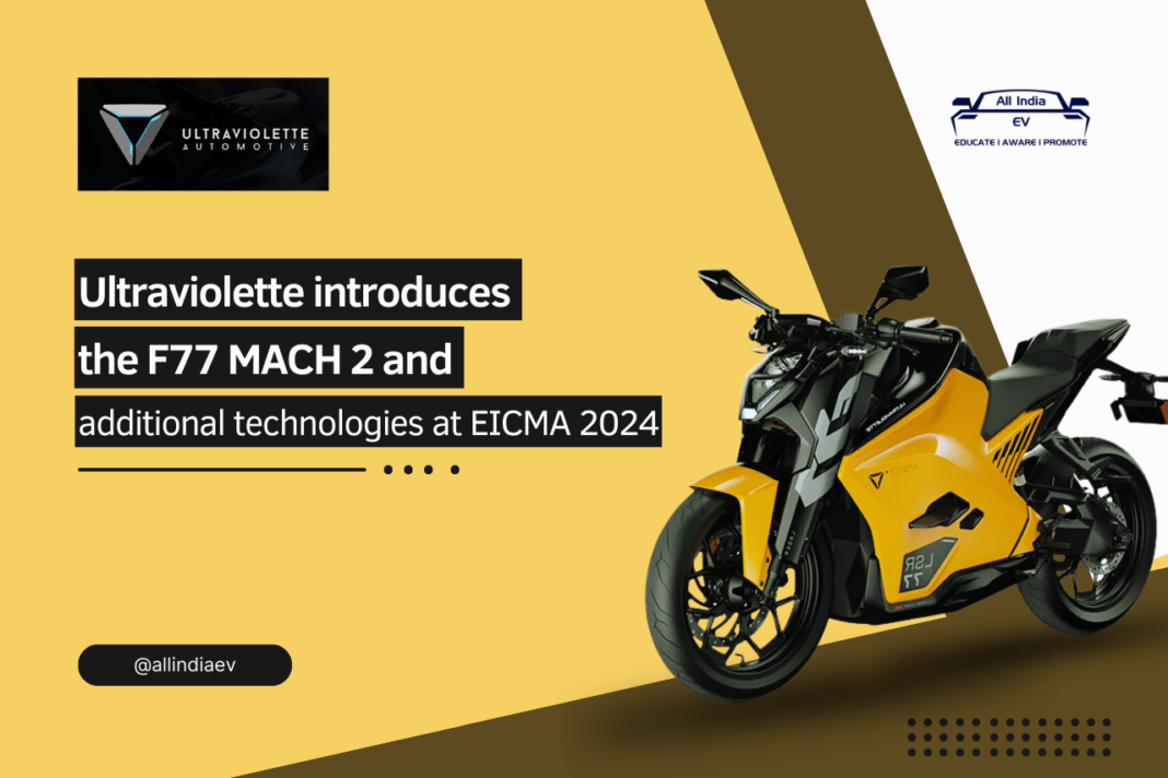Ultraviolette Unveils High-Performance Electric Motorcycles at EICMA ...