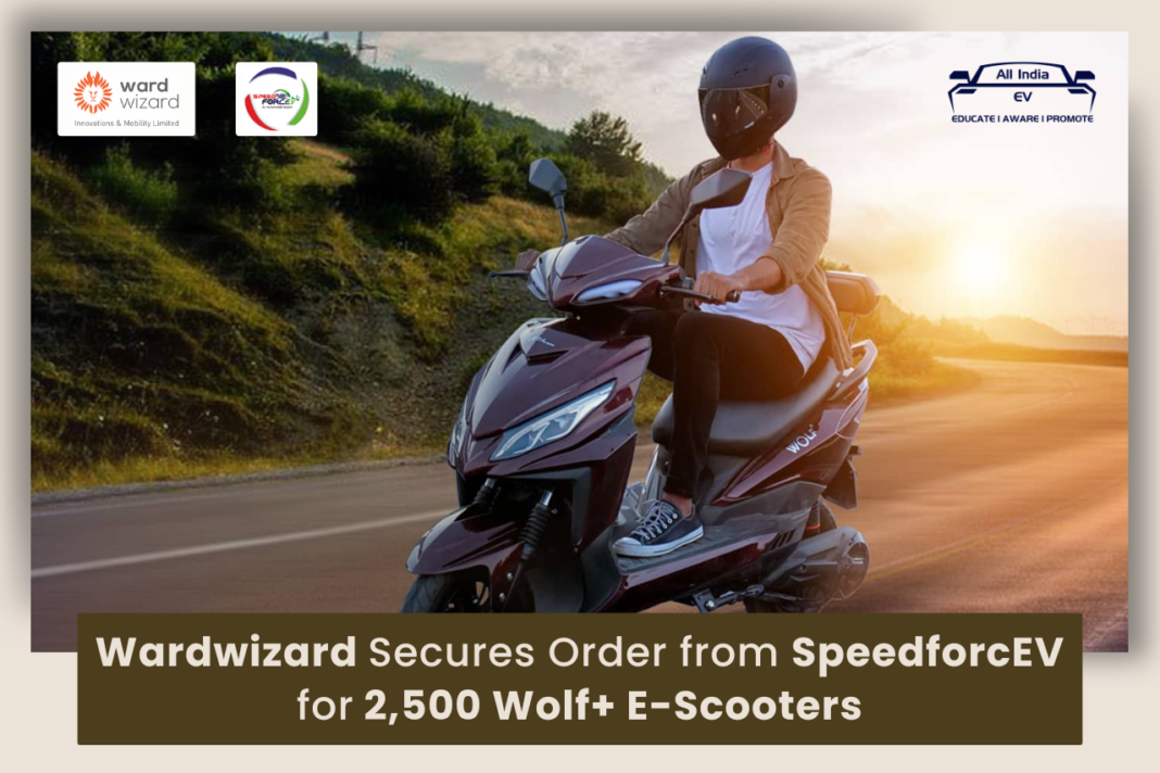 Wardwizard Gets 2,500 Wolf+ EV Order from SpeedforceEV