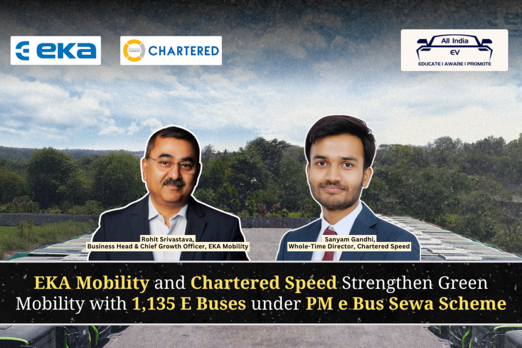 EKA Chartered Speed Add 1,135 E-Buses Under PM eBus Sewa