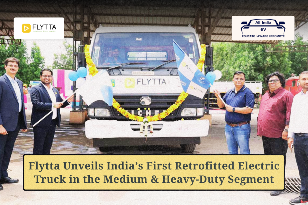 Flytta Launches India’s First Retrofitted E-Truck for Logistics