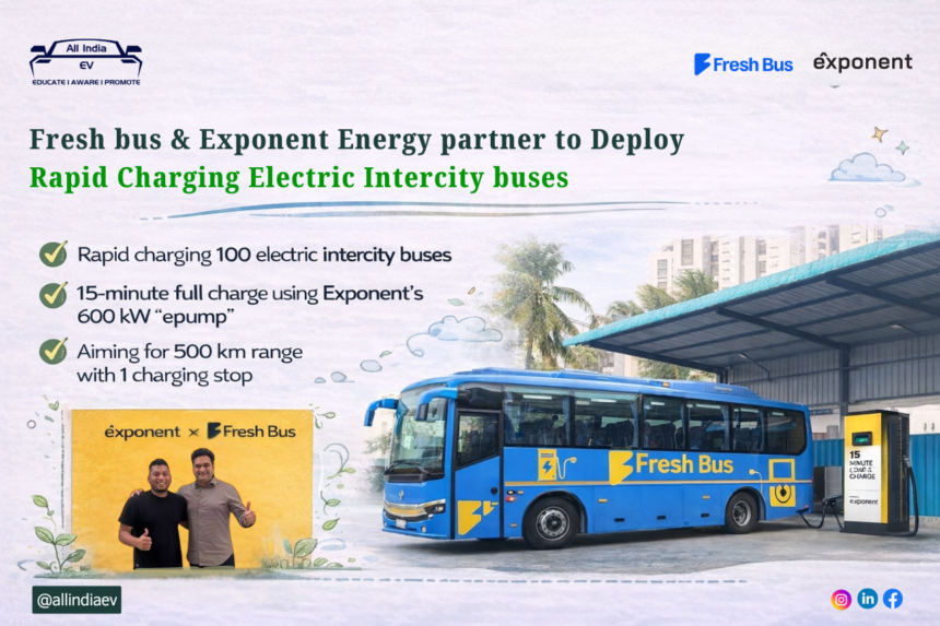 Fresh Bus, Exponent Energy Team Up on Rapid-Charge EVs